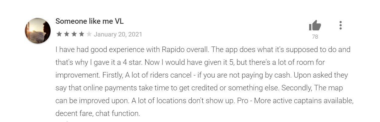 Rapido App Review — Appedus App Review