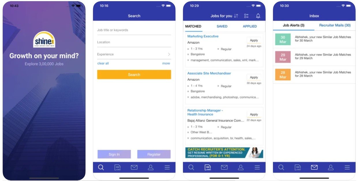 Shine Job Search App Review: India's most innovative recruitment portal ...